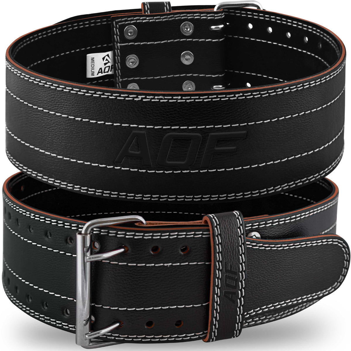 AQF 6mm Powerlifting Leather Gym Belt – AQF Sports
