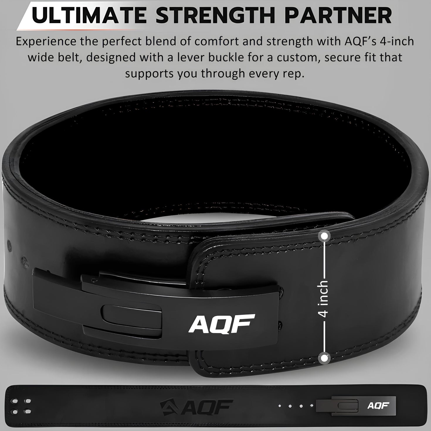 Lever Weightlifting Belts 10MM UK | Powerlifting Belts | AQF Sports