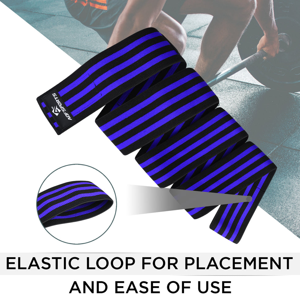 AQF 79 Inch Elasticated Knee Wraps Bandage Compression – AQF Sports