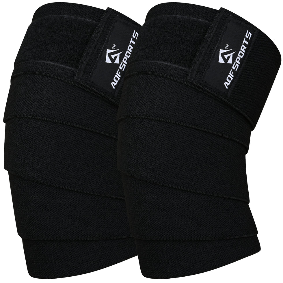 Compression Knee Wraps Bandages UK – AQF Sports