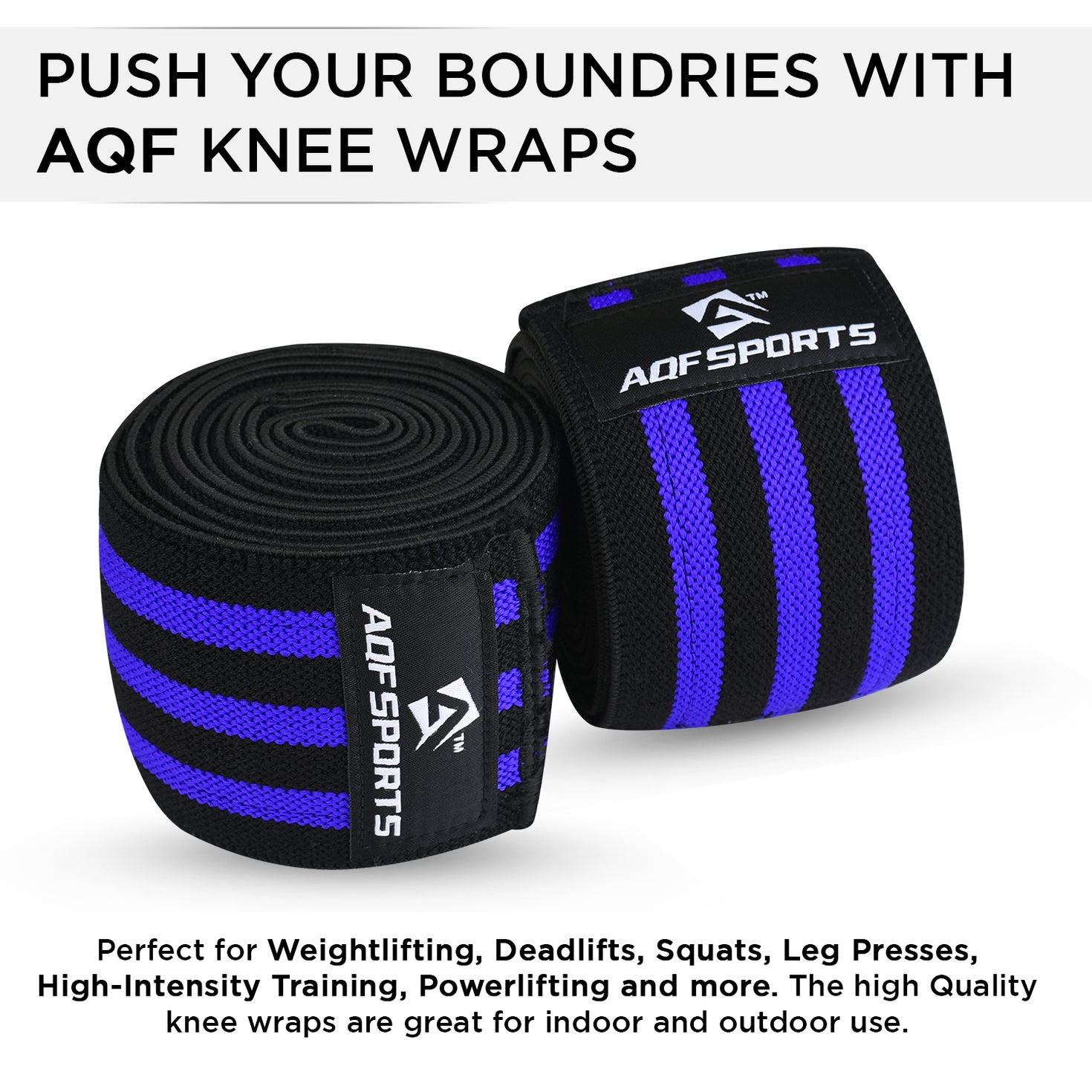 Compression Knee Wraps Bandages UK – AQF Sports