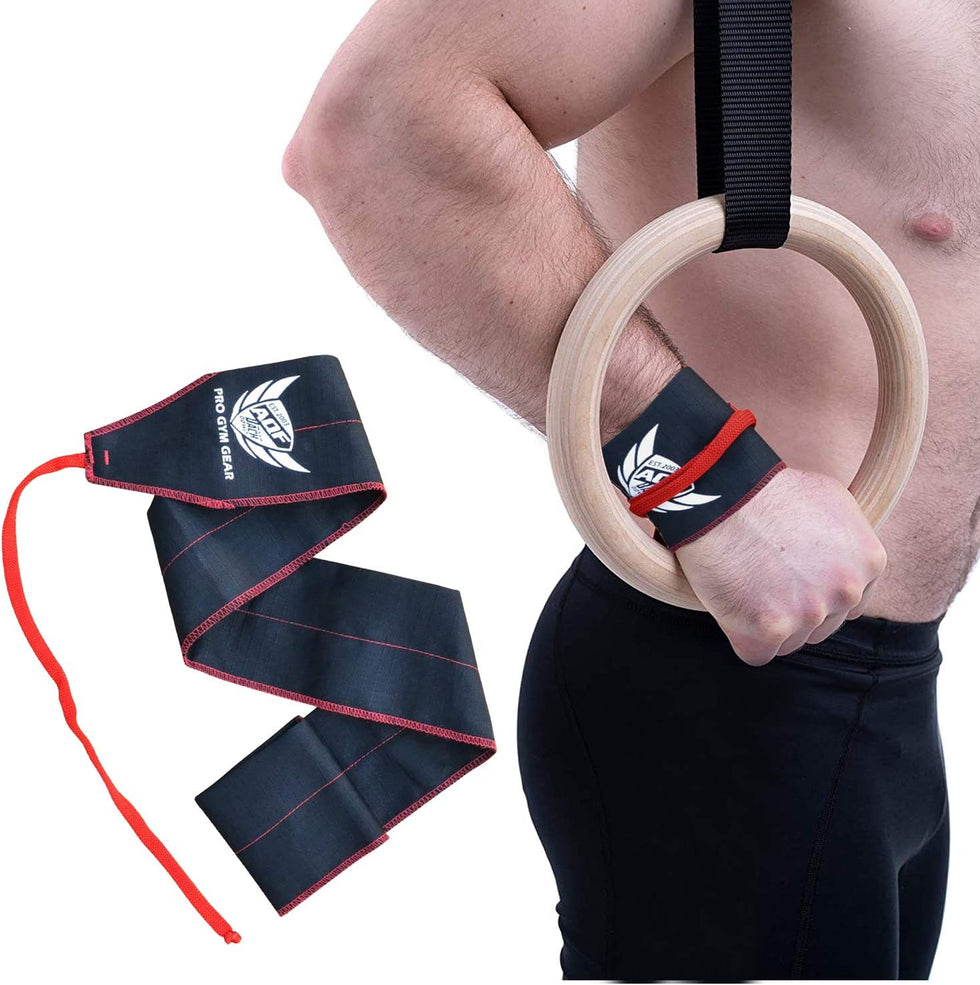 AQF 35 Inch Cotton Wrist Wraps for Strength Training – AQF Sports